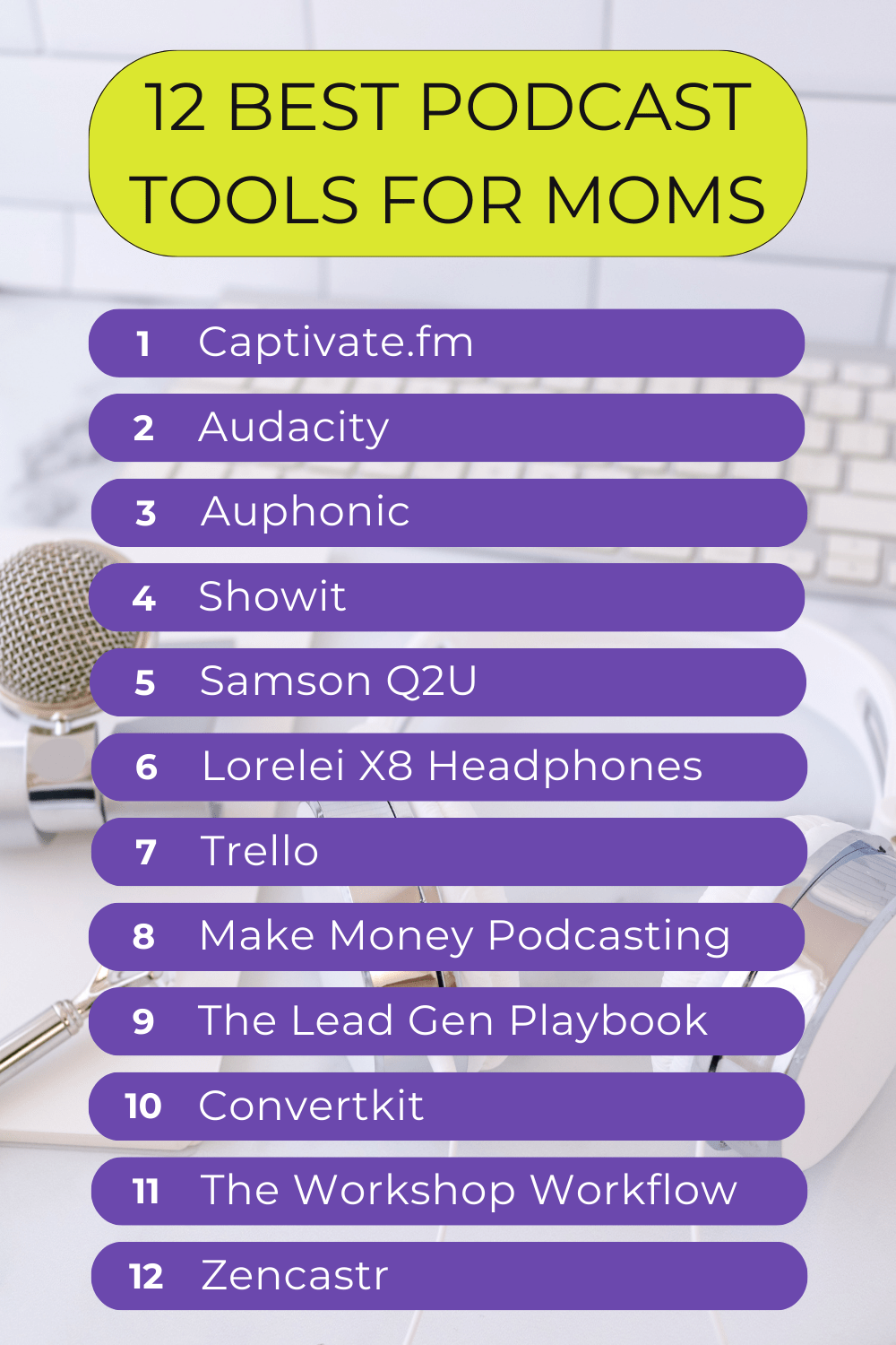 12 of the Best Podcast Tools for Mom Podcasters - mamaturnedmompreneur.com