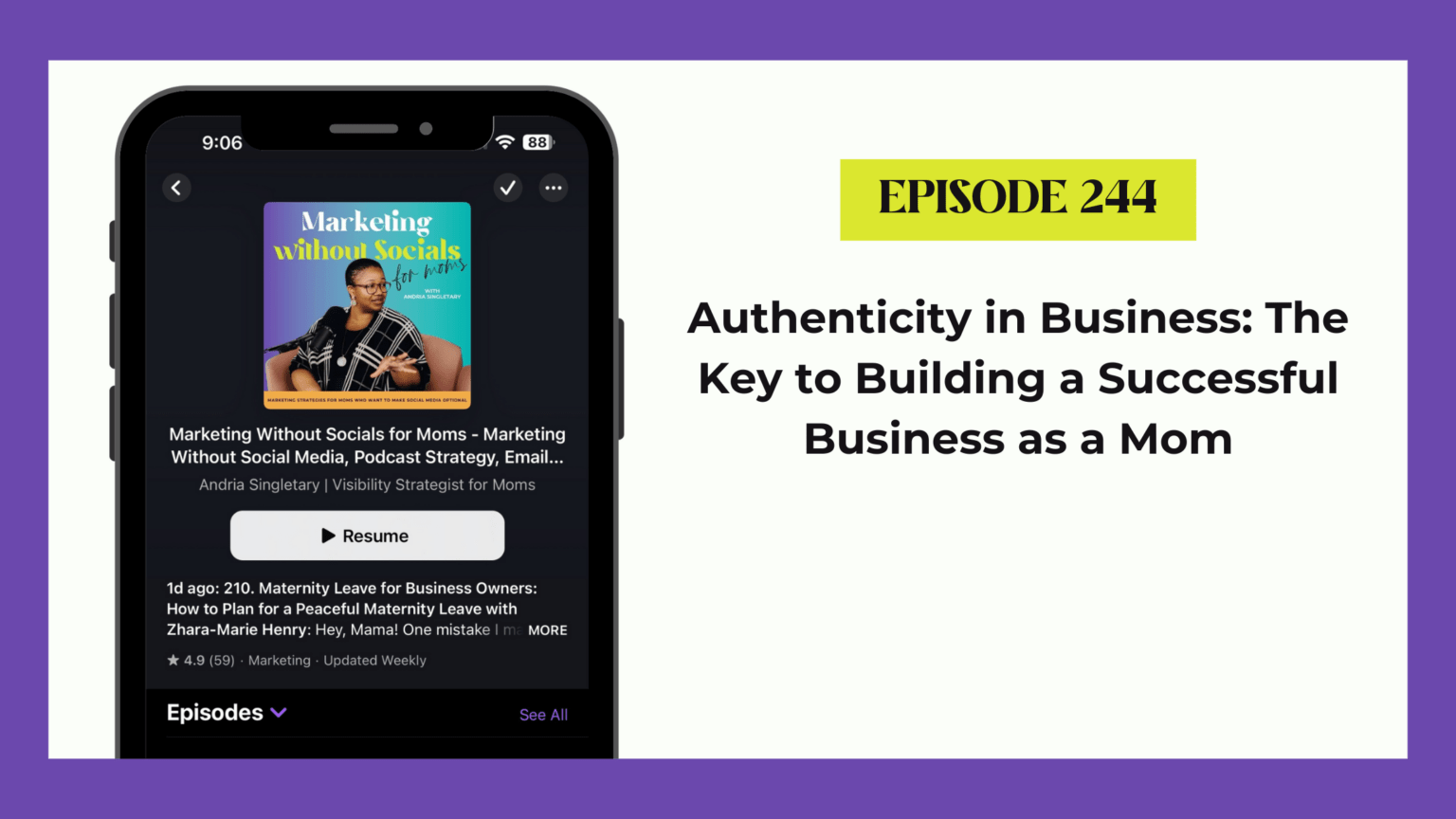Authenticity in Business: The Key to Building a Successful Business as a Mom [Ep. 244 ...