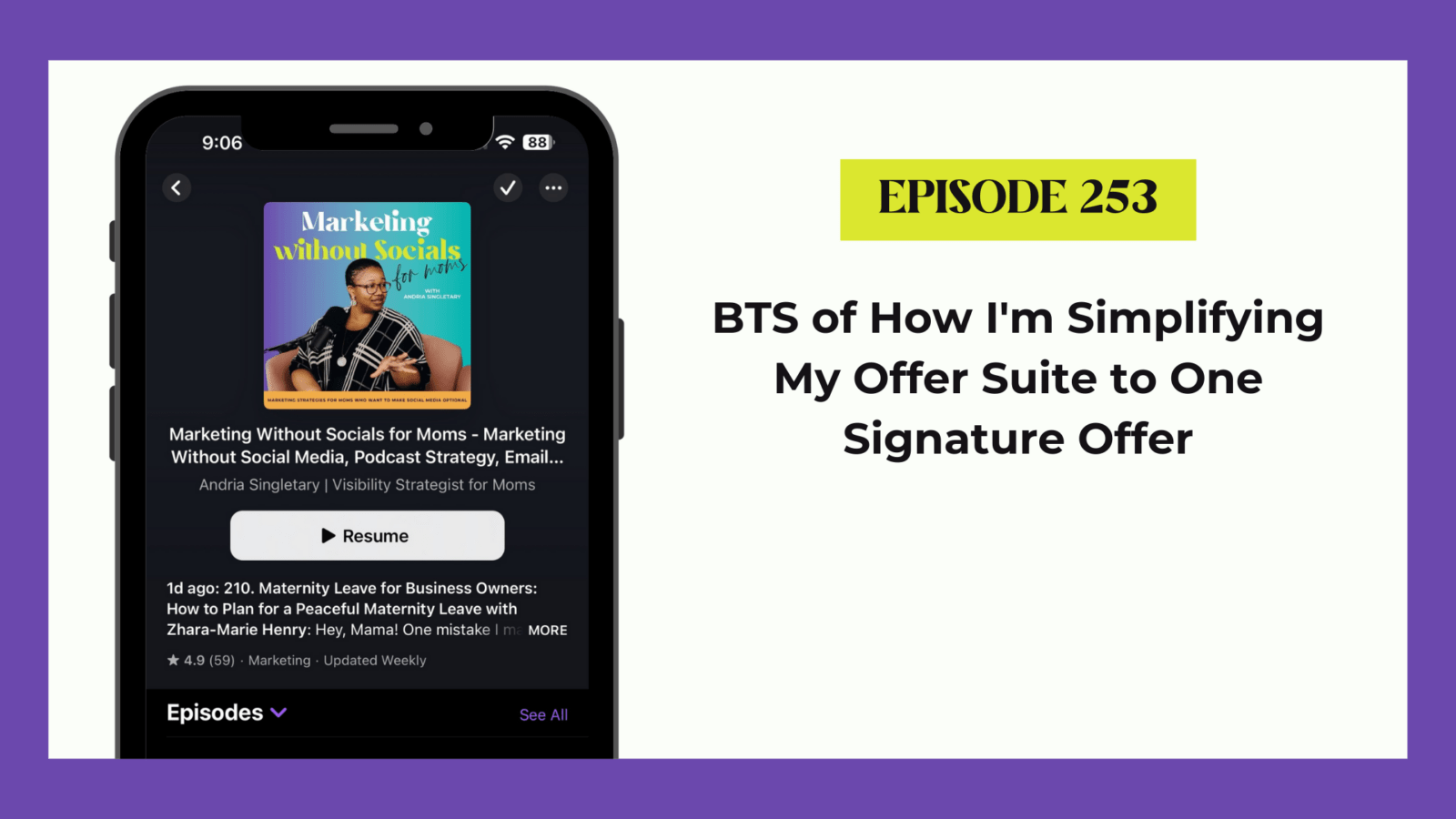 BTS of How (and Why) I'm Simplifying My Offer Suite to One Signature ...